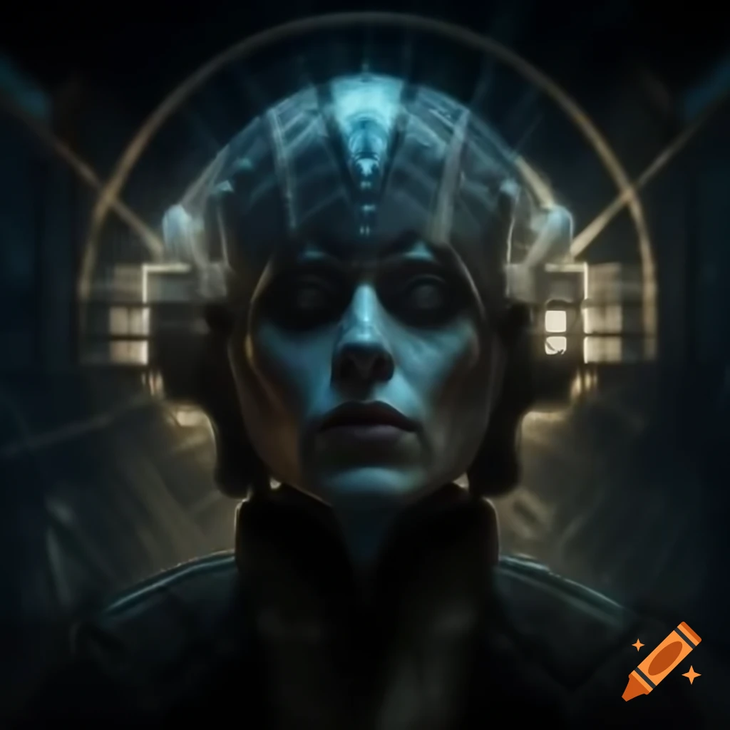 Abstract representation of wandering thoughts and impossible geometries ...