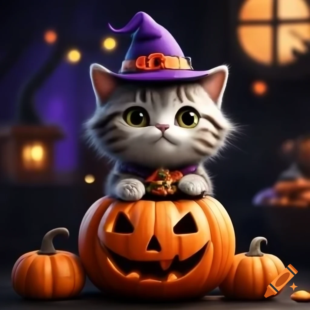 Cute Halloween Kittens