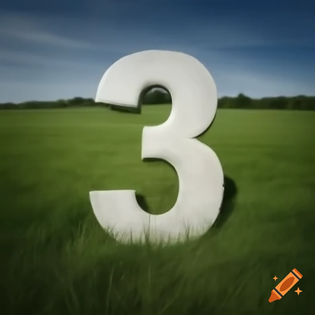 Large number 3 in grassy field with "Hesse Elementary School Reunion ...