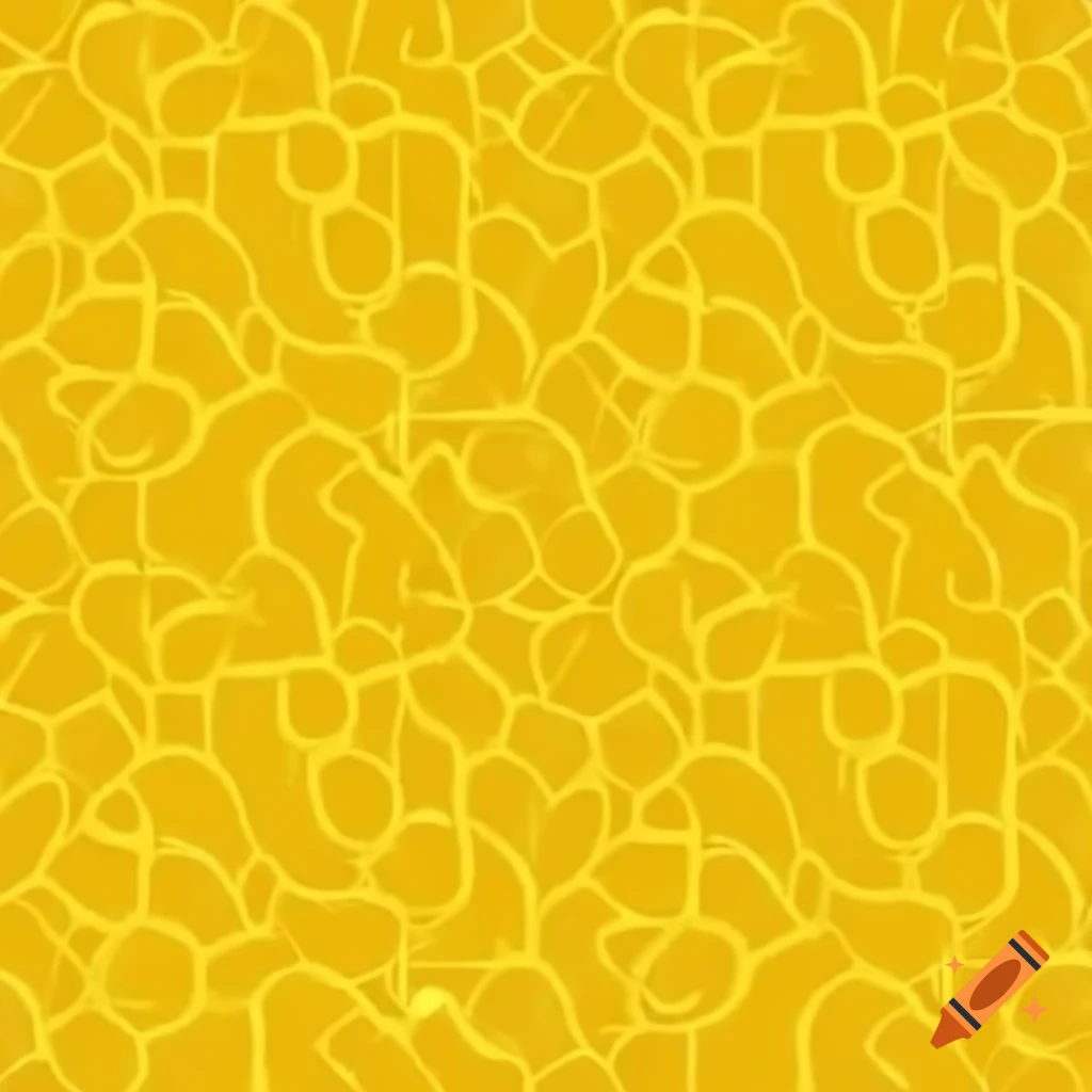Seamless yellow abstract patterns on Craiyon