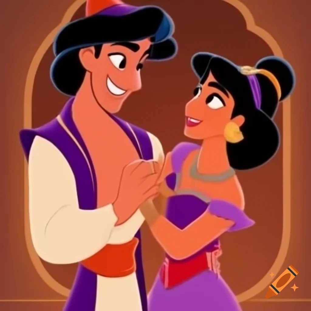Aladdin And Jasmine Wedding Pin Design On Craiyon