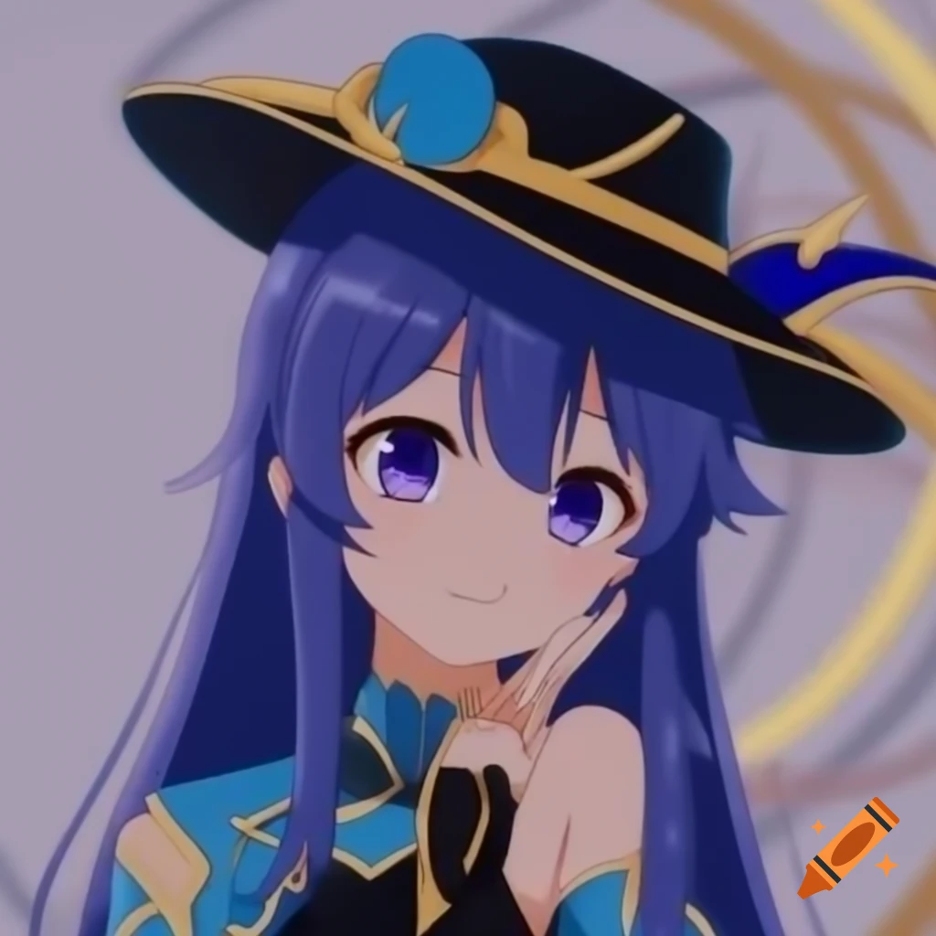 Megumin character from Konosuba in a slim design on Craiyon