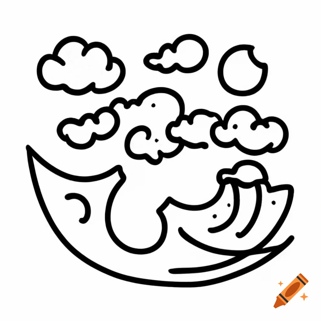 Unclear depiction of a 'moonster' on Craiyon