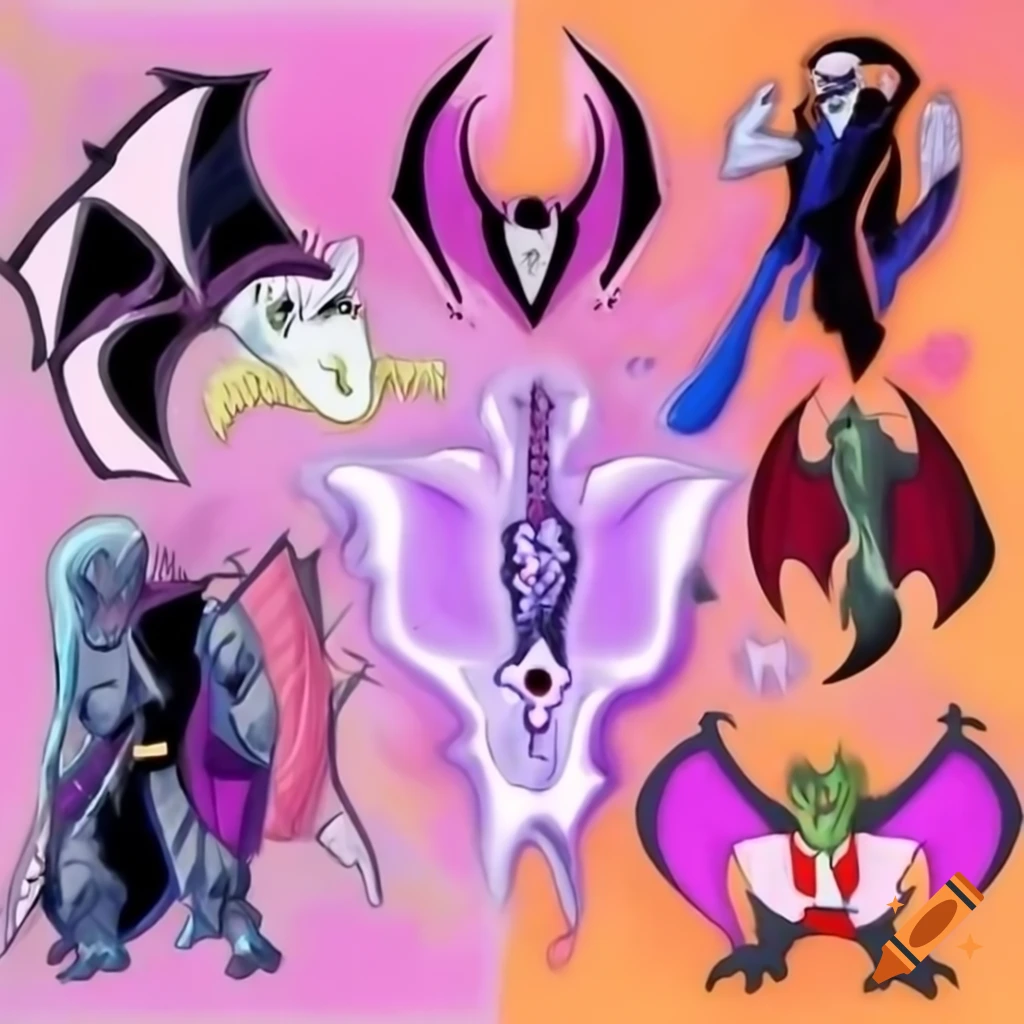 Colorful alien designs of warrior bat turtle inspired by Mike Mignola ...