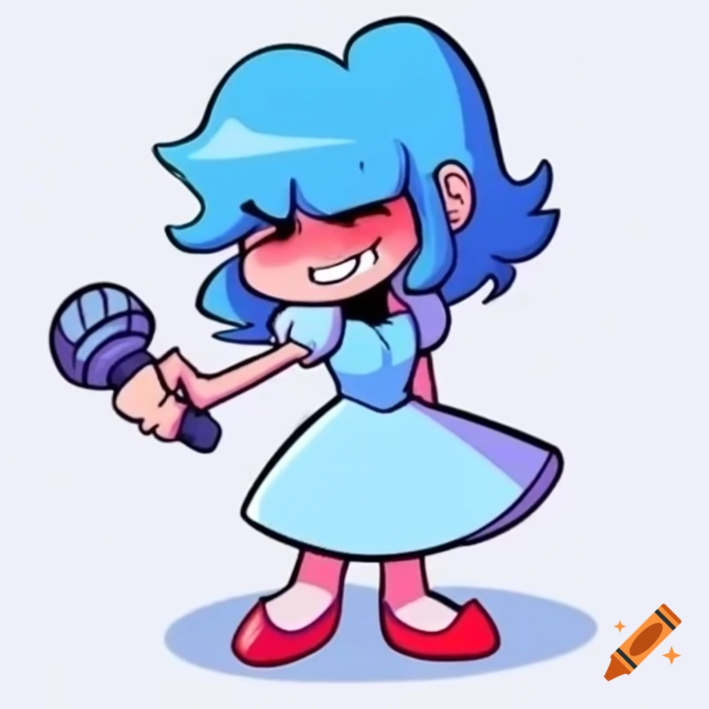 FnF boyfriend in Cinderella dress with glass slippers and light blue ...