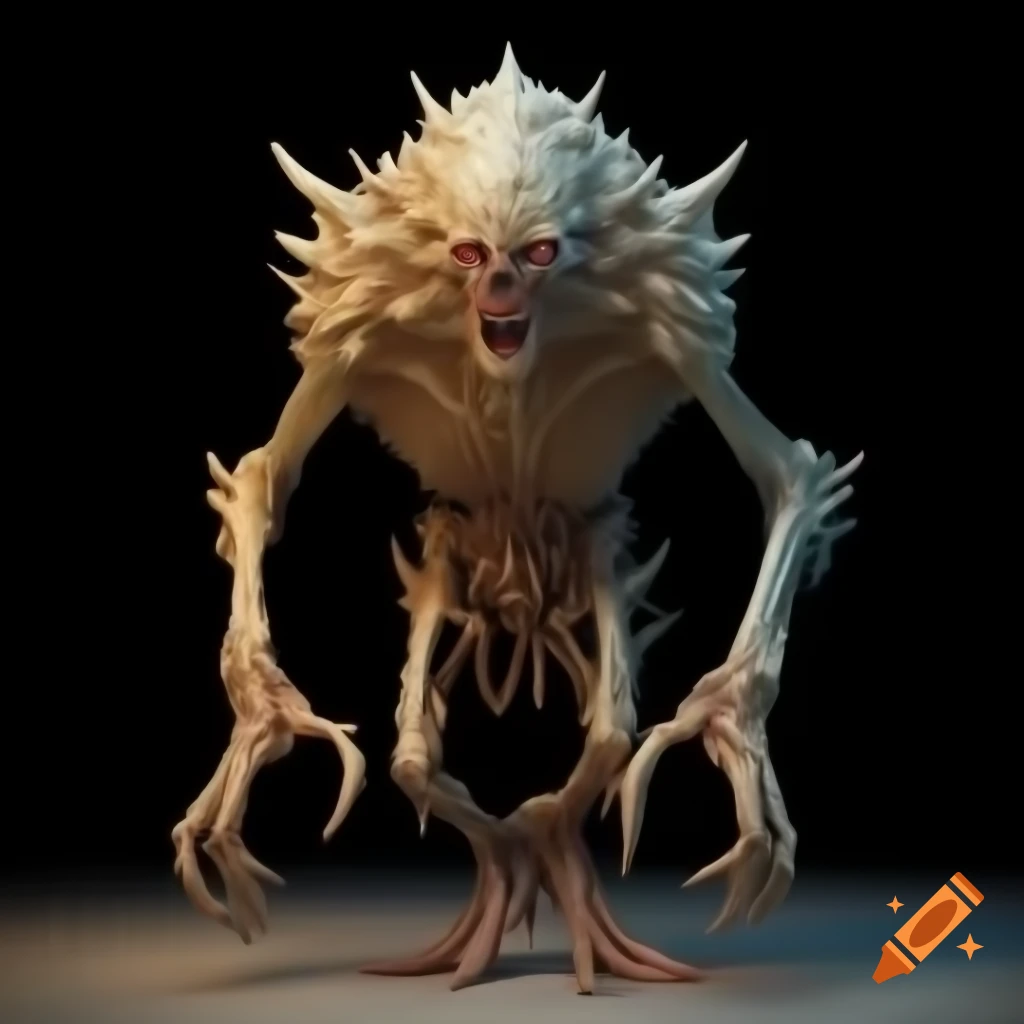 Shifting extra-dimensional monster warping reality with skeletal and ...