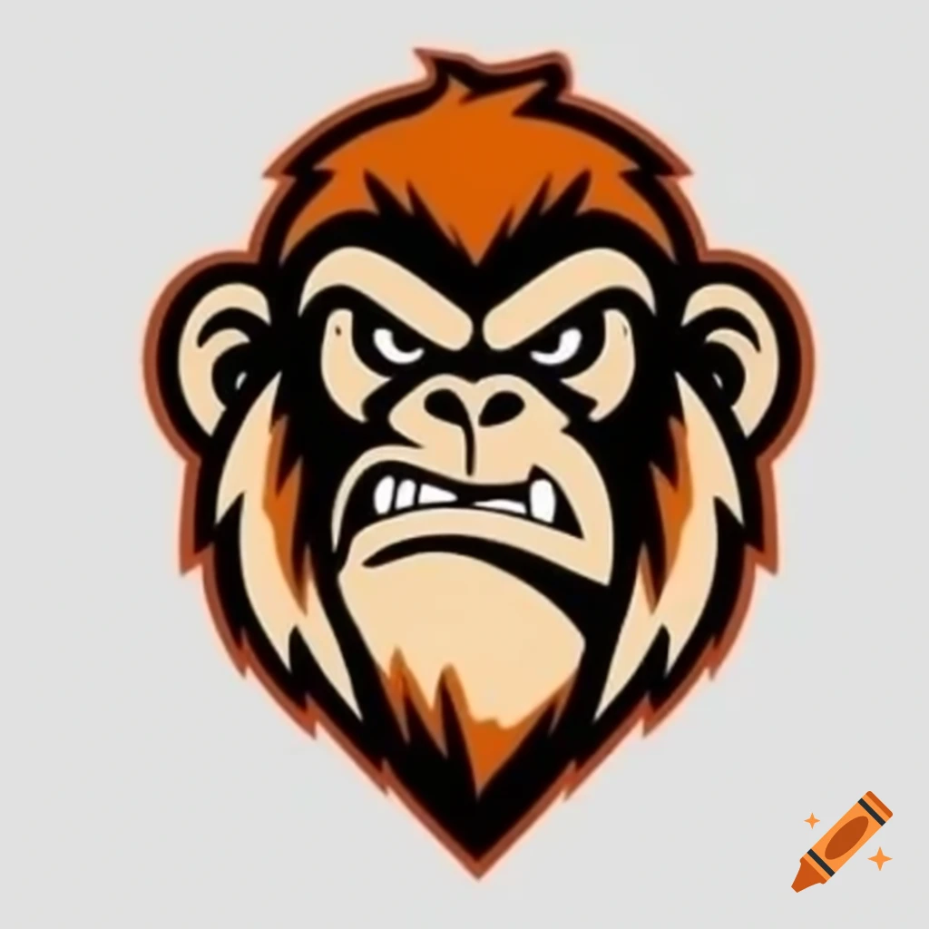 NBA basketball team logo with angry monkey face and text 'Nepalese Nuts ...