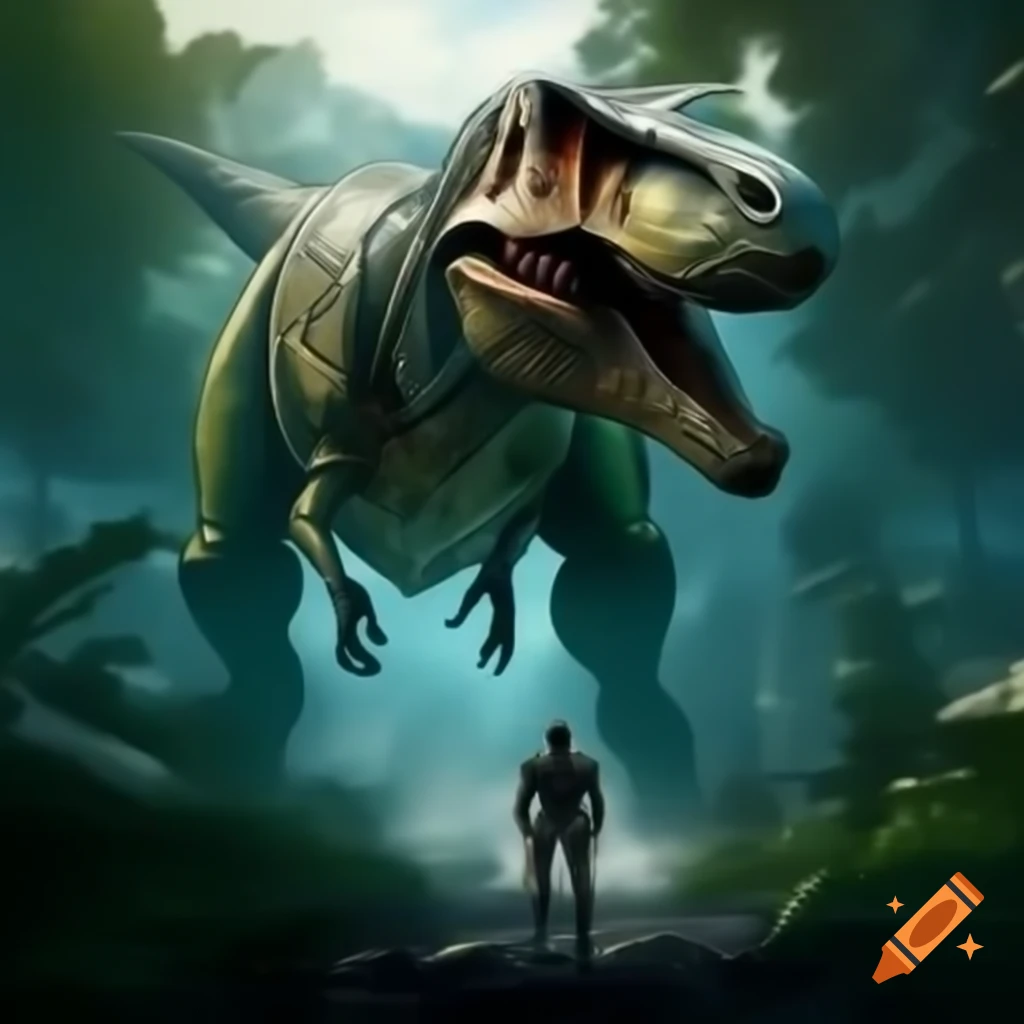 Hybrid dinosaur featuring agility of raptor and power of T. rex in ...