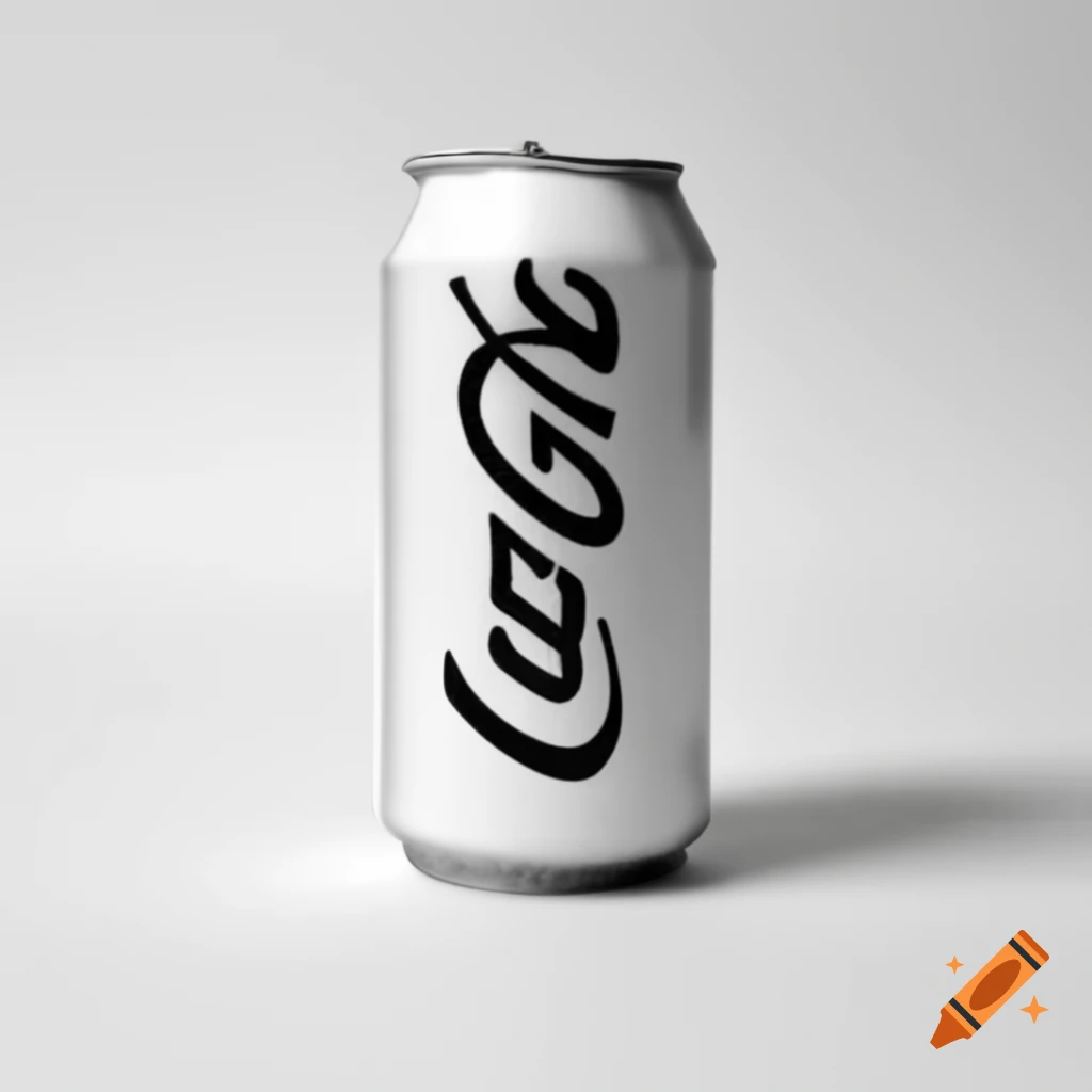 Generic cola soda can on plain background on Craiyon