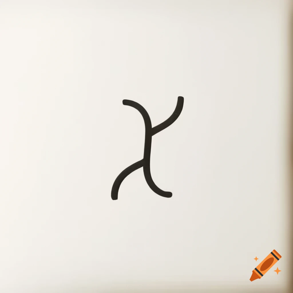 Simple ink drawing of a medieval book symbol on Craiyon