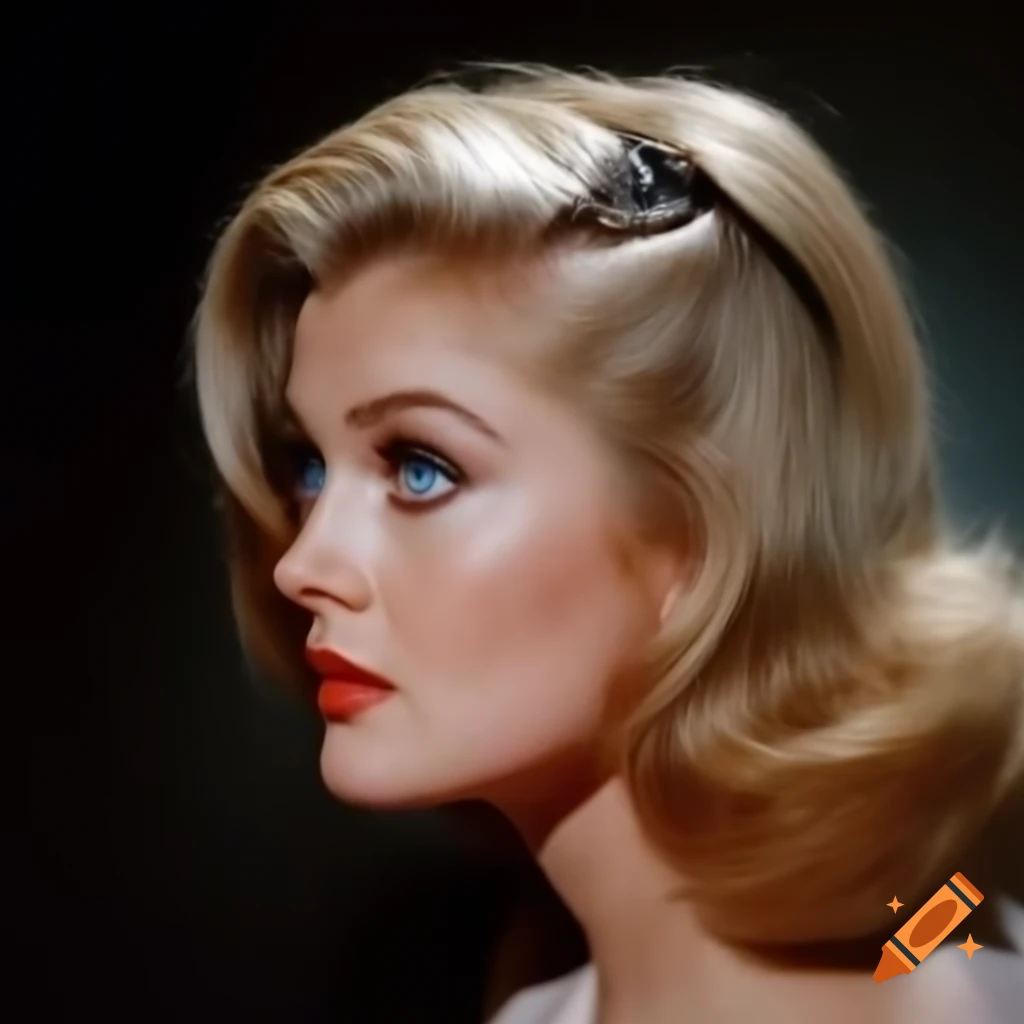 Hyper-realistic retro photo of beautiful European actress from 1963 ...