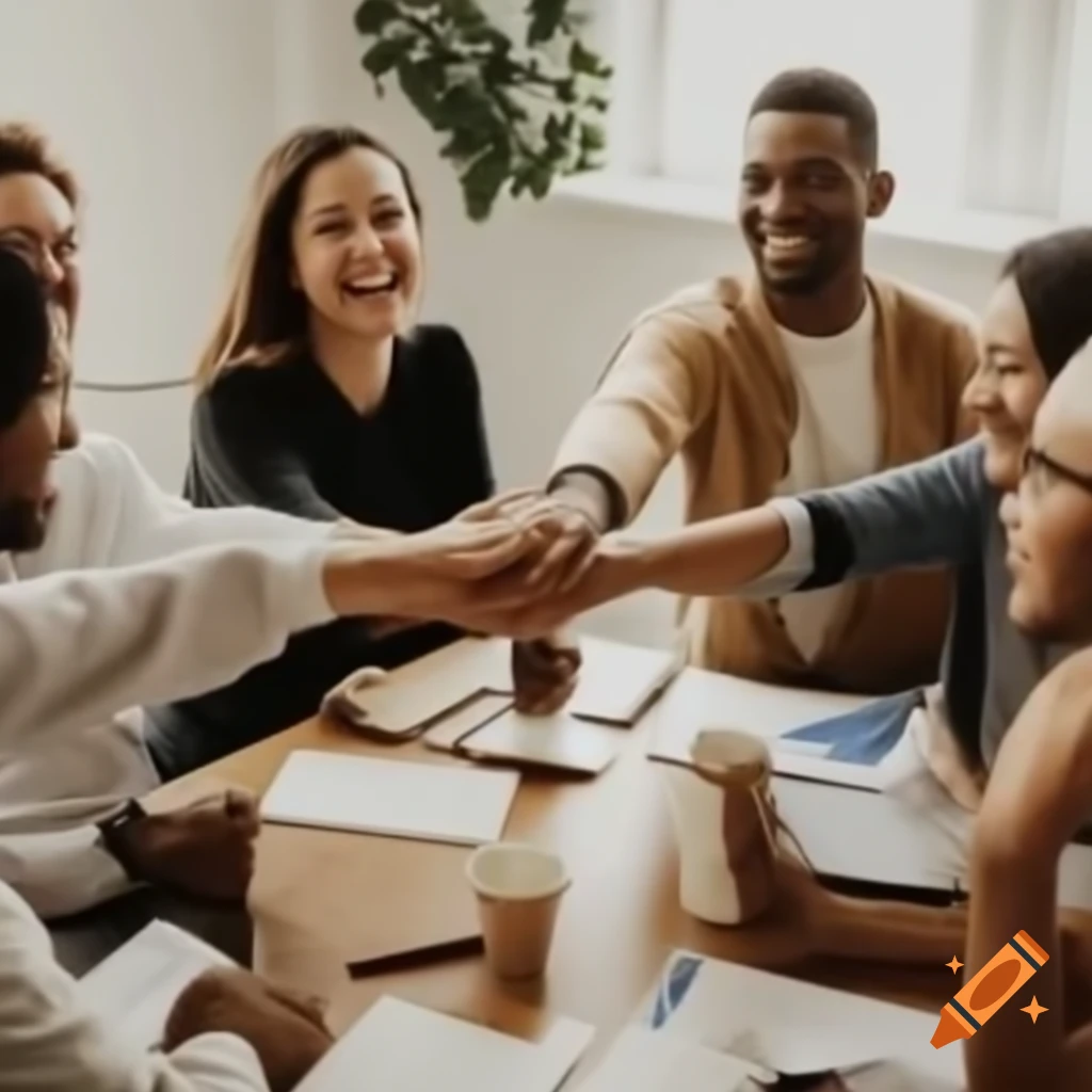 Therapy support group session on Craiyon