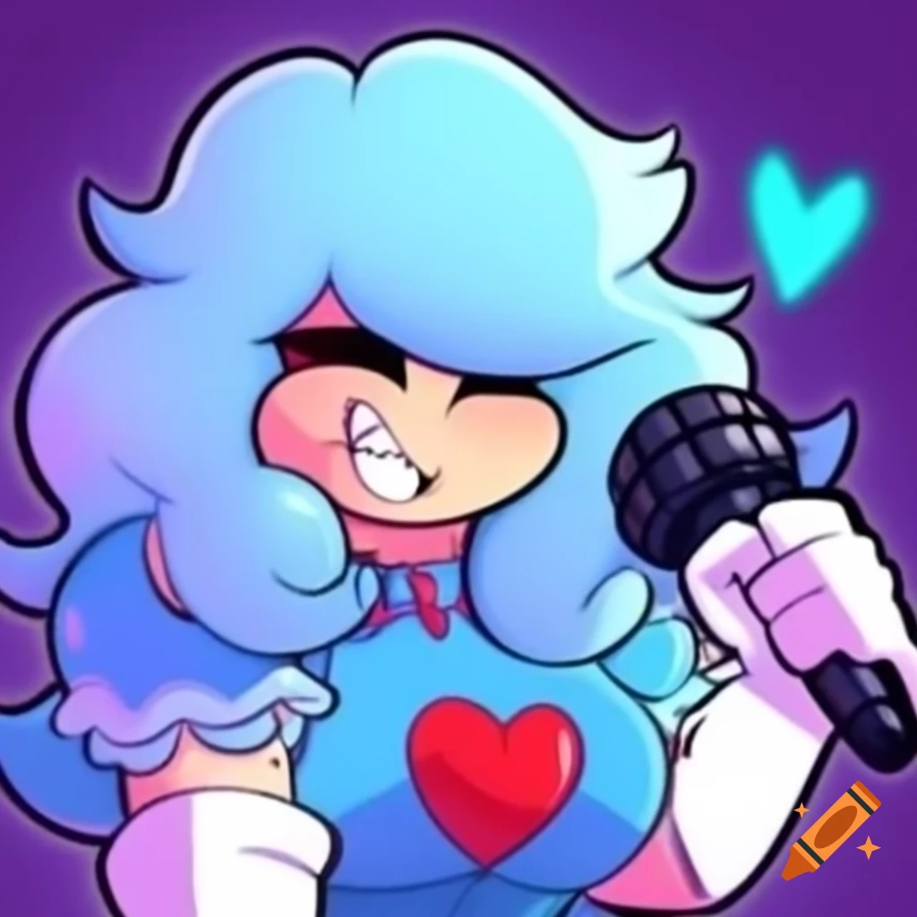 Boyfriend from friday night funkin in a fairytale dress with puffy ...