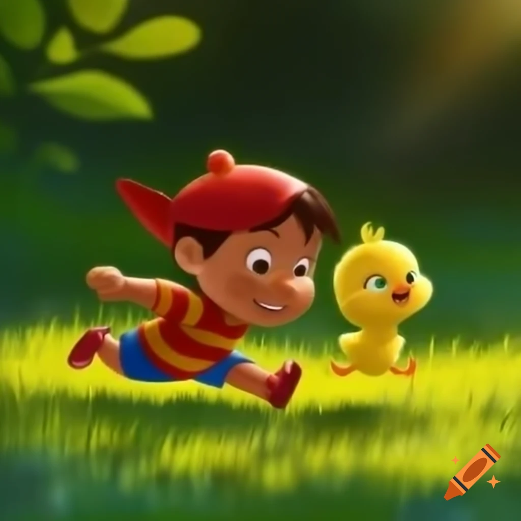 Alvin and the Chipmunks fleeing from P Diddy on Craiyon