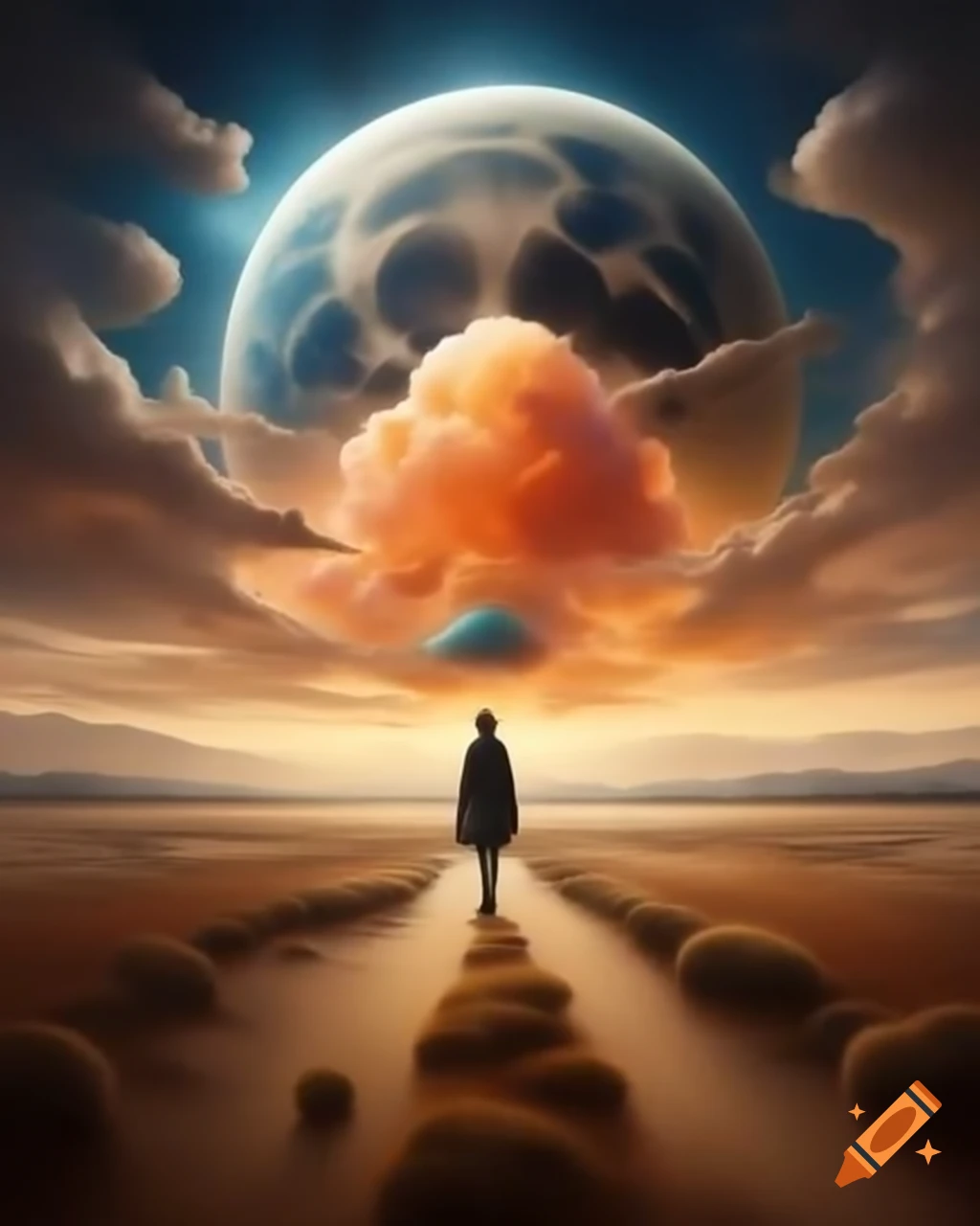 Surrealism artwork featuring dream-like elements on Craiyon