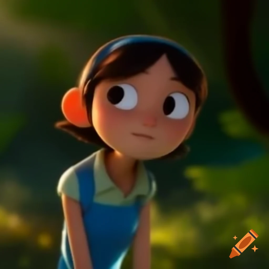 Decor in animation film style on Craiyon