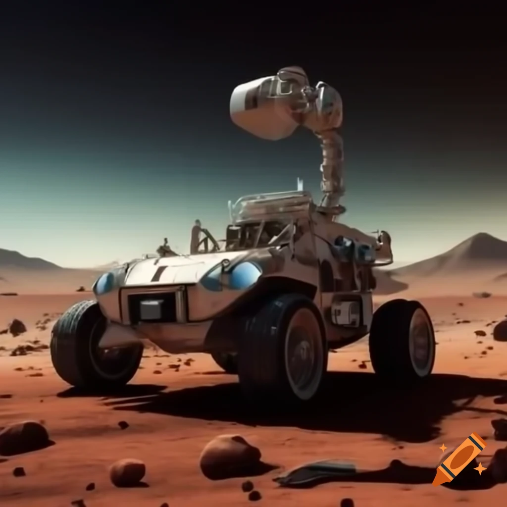 Mars rover design inspired by nissan 370z on Craiyon