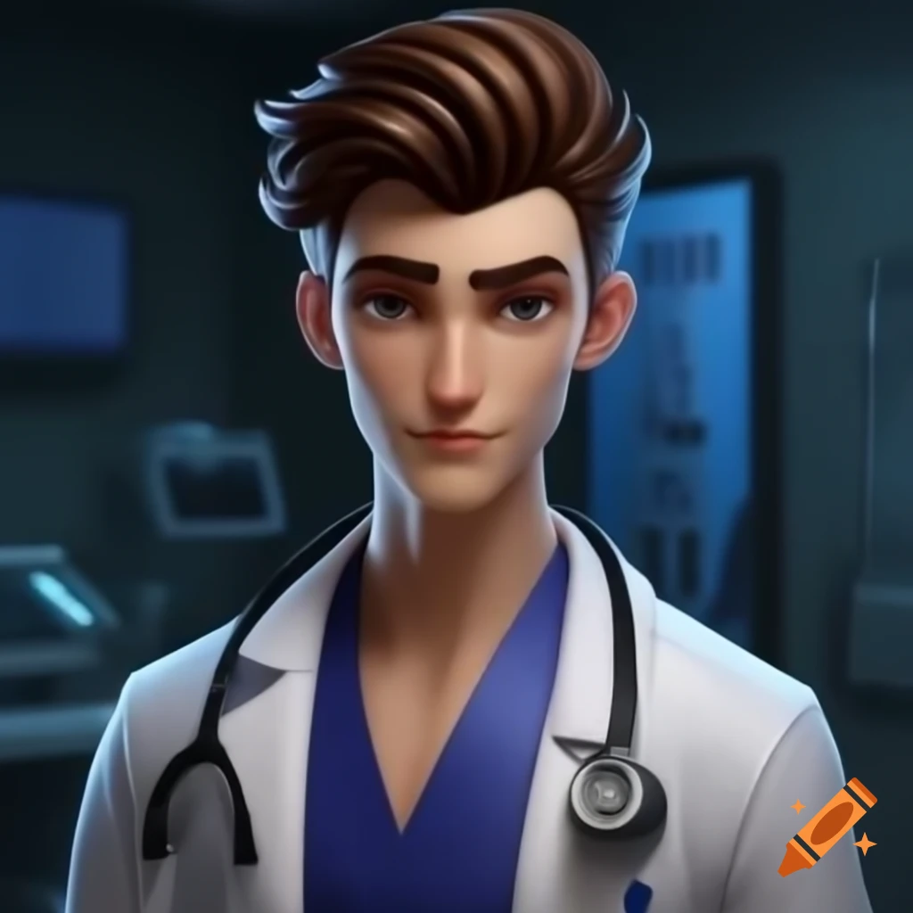 Stylish Julian from Mobile Legends Bang Bang dressed as a doctor with a ...