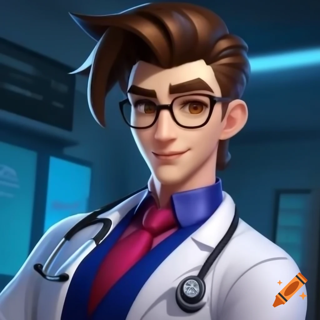 Stylish Julian from Mobile Legends Bang Bang dressed as a doctor with a ...