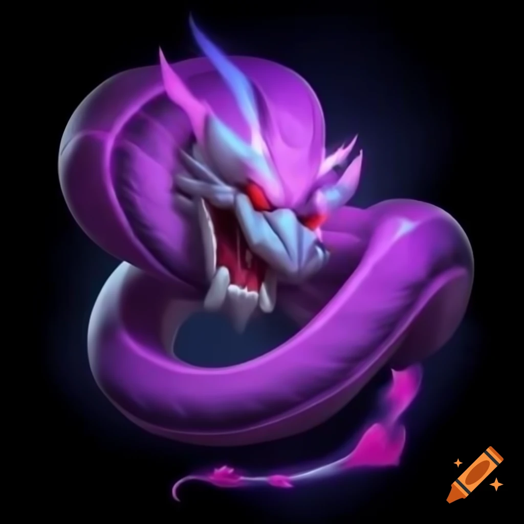 Elemental smoke snake art in hearthstone style on Craiyon