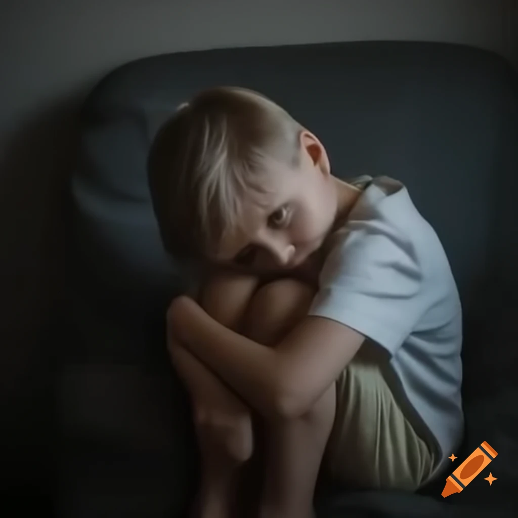 Child experiencing sensory overload on Craiyon