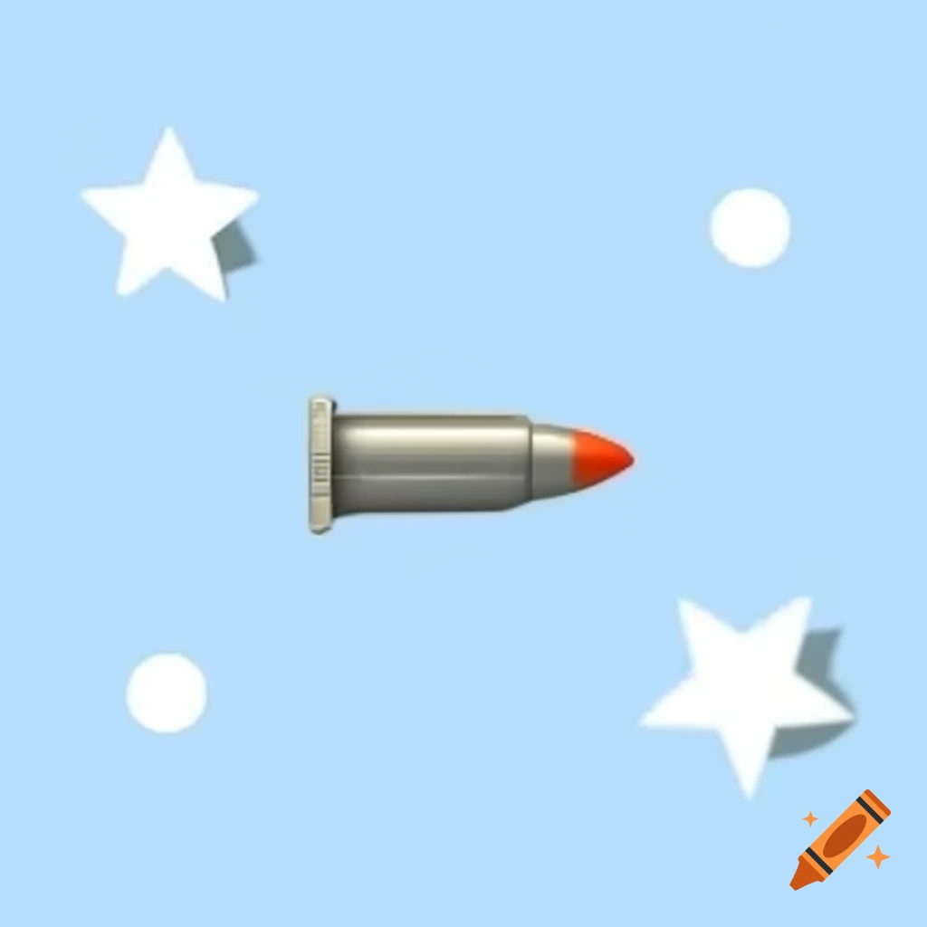 2d bullet graphic for space game on Craiyon