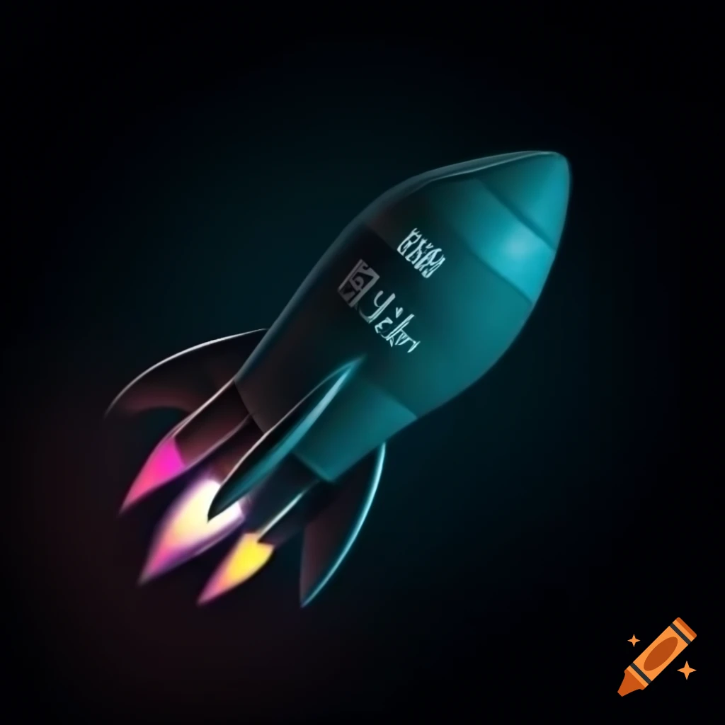 Cabinet approves space budgets with glowing text and isro rocket on Craiyon