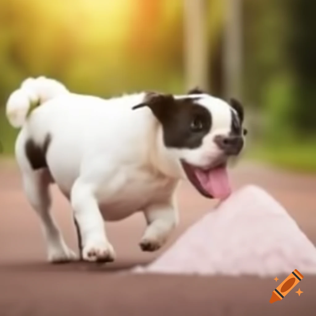 Perro saltando con gran energía on Craiyon
