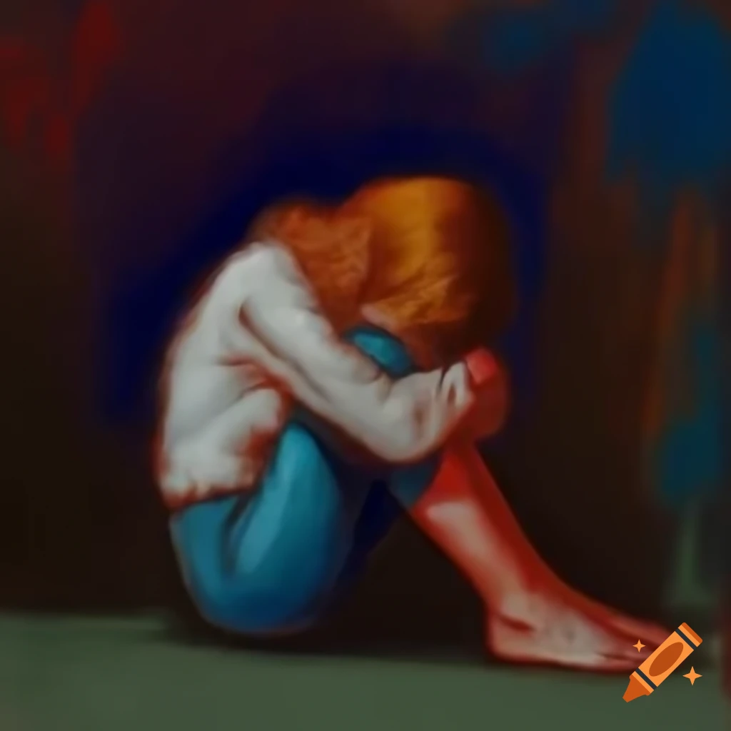 Expressionist artwork depicting themes of insanity and discomfort with ...