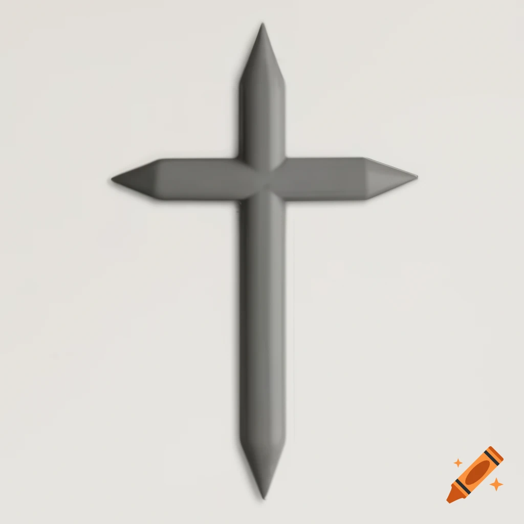 Grey geometric shape with pointy ends on Craiyon