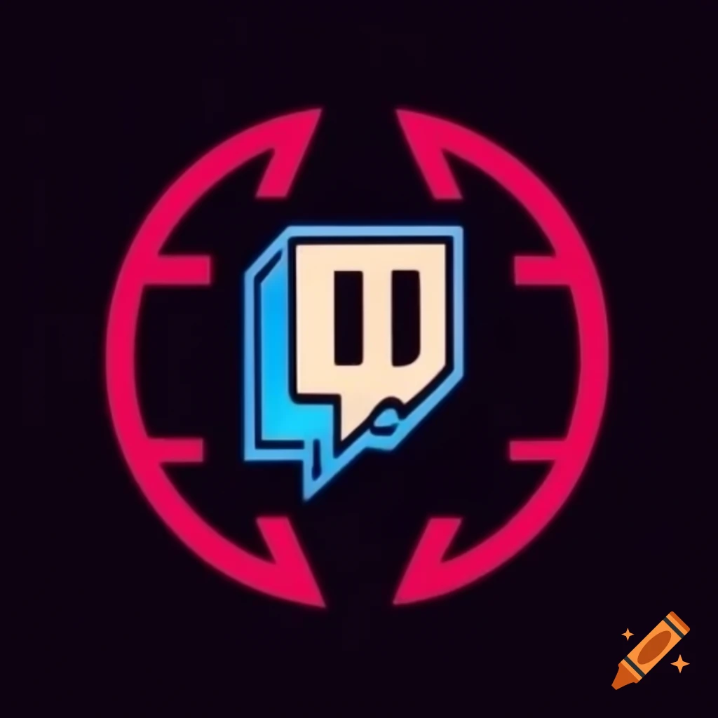 Custom Twitch logo design on Craiyon