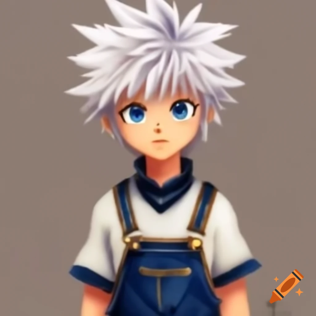 Classic painting of killua from hunter x hunter and ventus from kingdom ...