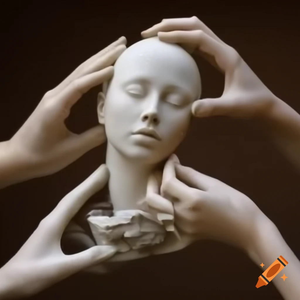 Hands sculpting with clay, showcasing creativity and craftsmanship on ...