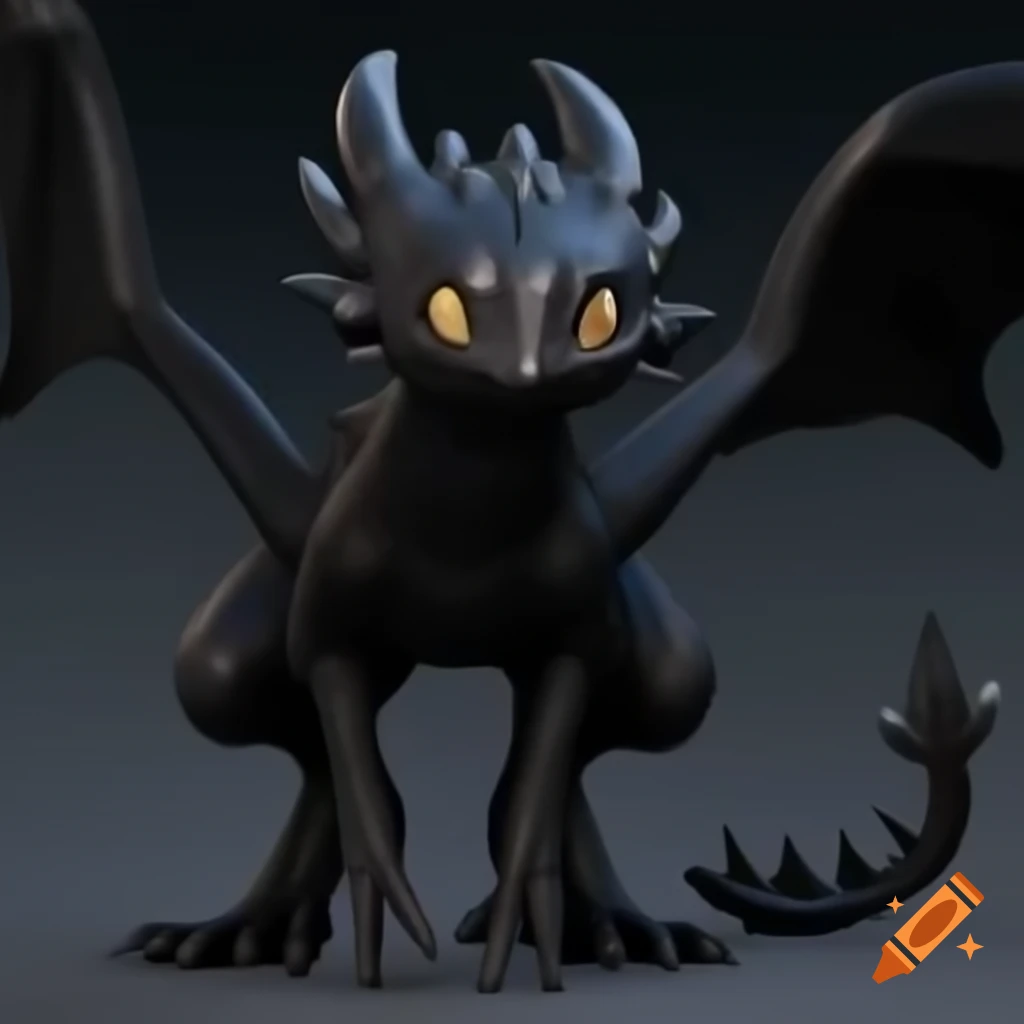 Humanoid toothless dragon creature with digitigrade legs and human-like ...