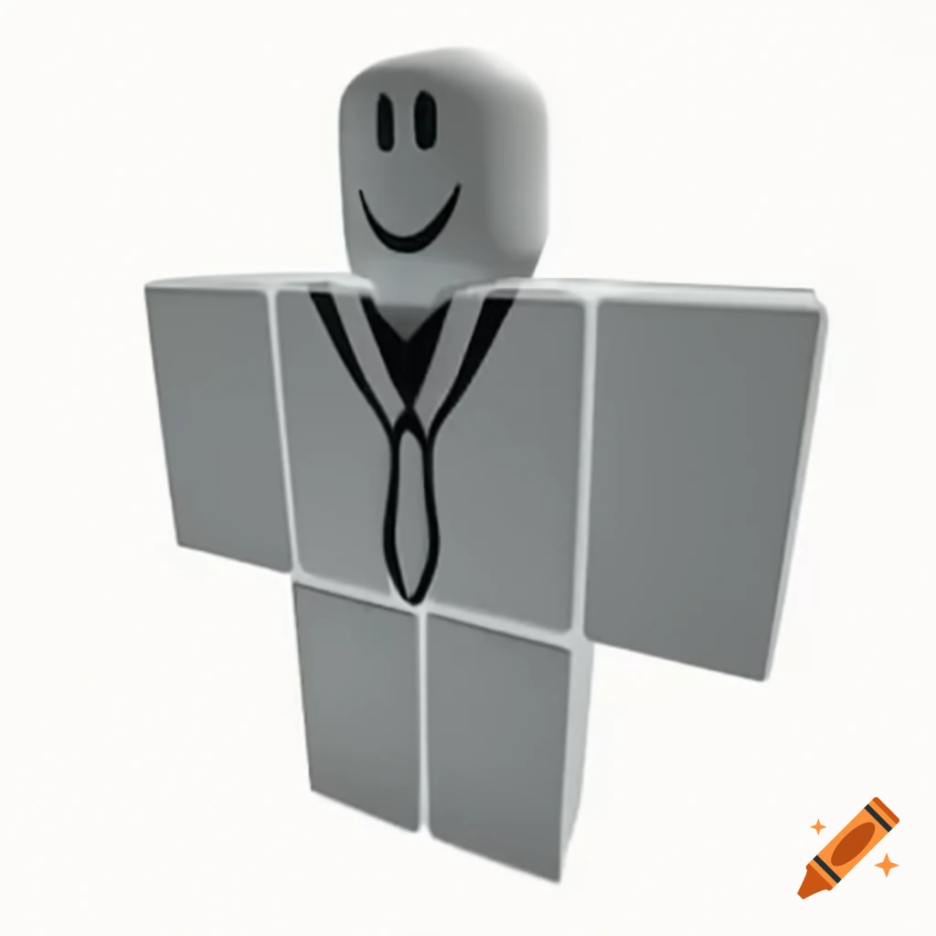 Roblox character in a vibrant, blocky environment on Craiyon