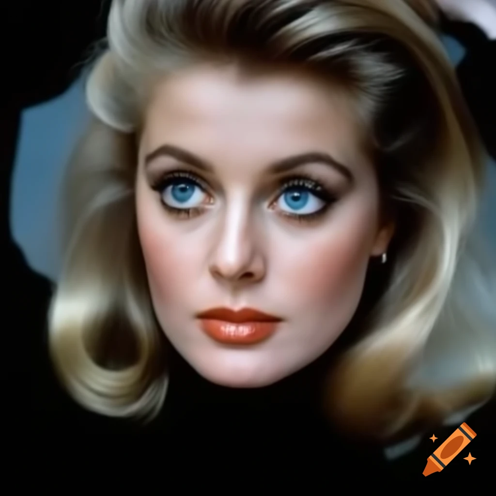 Hyper-realistic color photograph of beautiful european actress from ...