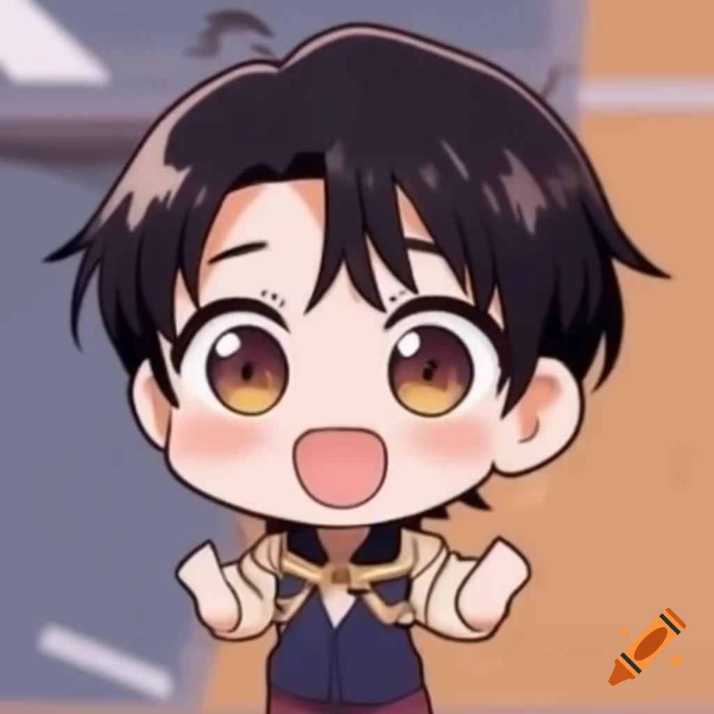 Cute anime chibi character illustration on Craiyon