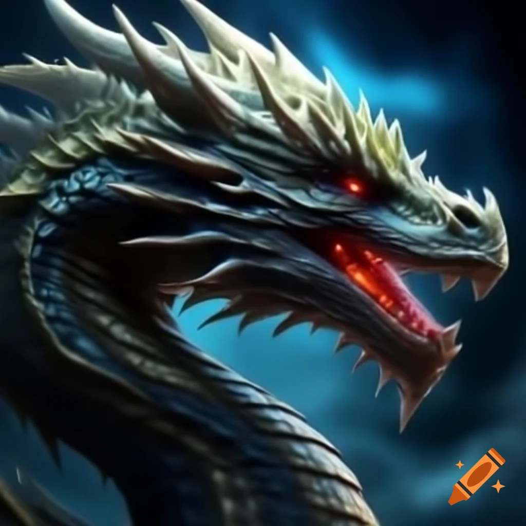 Electric dragon concept art on Craiyon