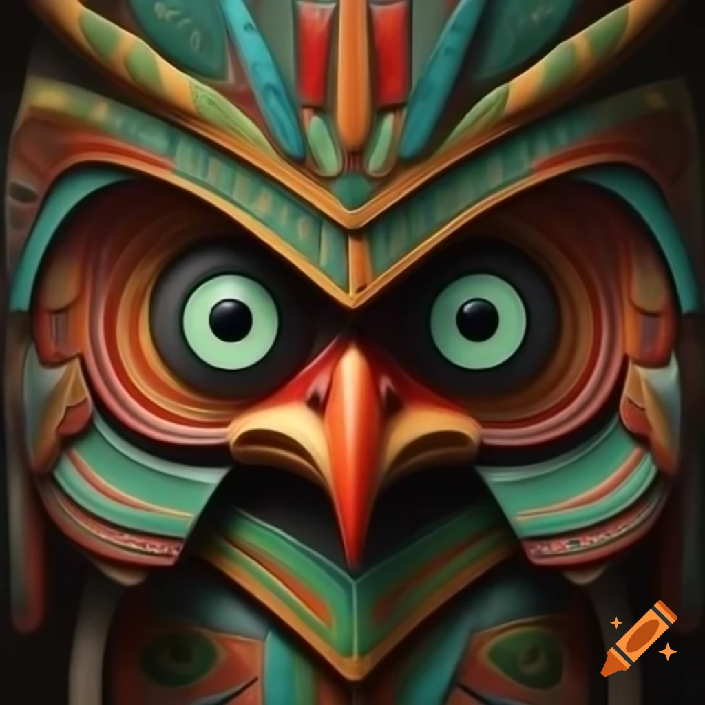 Totem god art representation on Craiyon