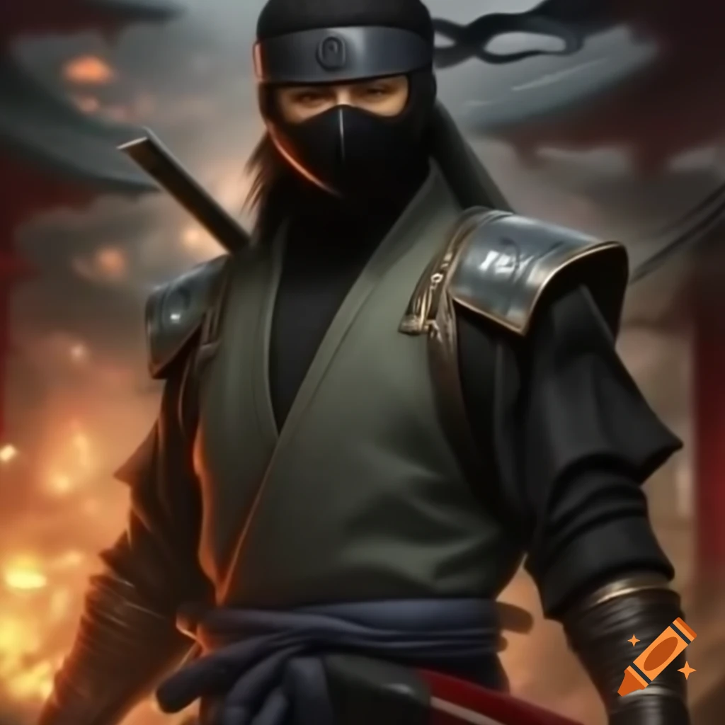 Henshin Ninja Arashi character from Japanese series on Craiyon