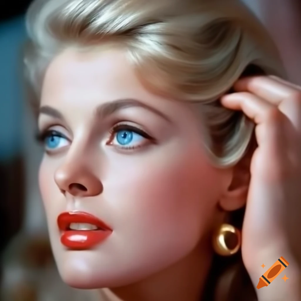 Hyper-realistic portrait of a beautiful european actress with striking ...