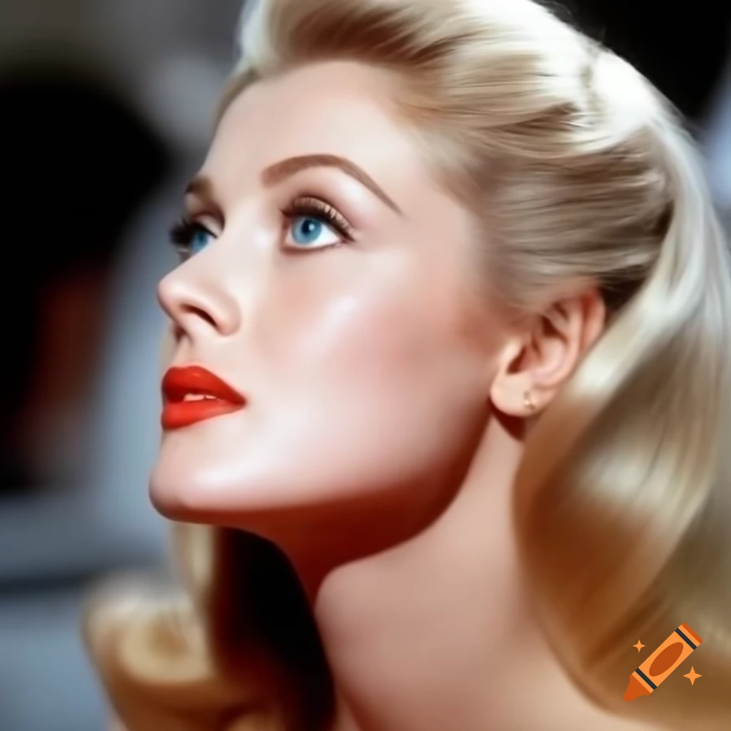 Hyper-realistic portrait of a beautiful european actress from 1963 with ...