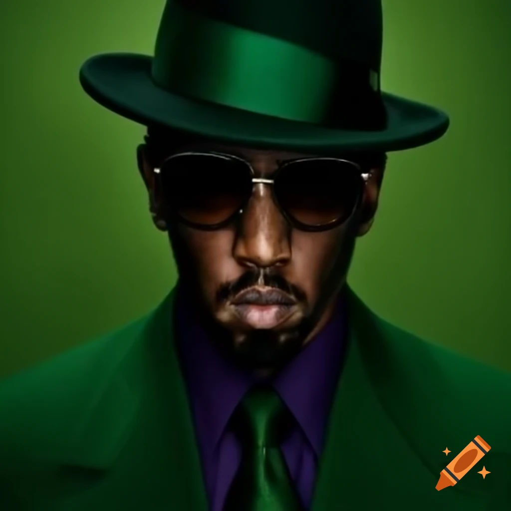 Character Diddy the Diddler in Richard Avedon photographic style on Craiyon