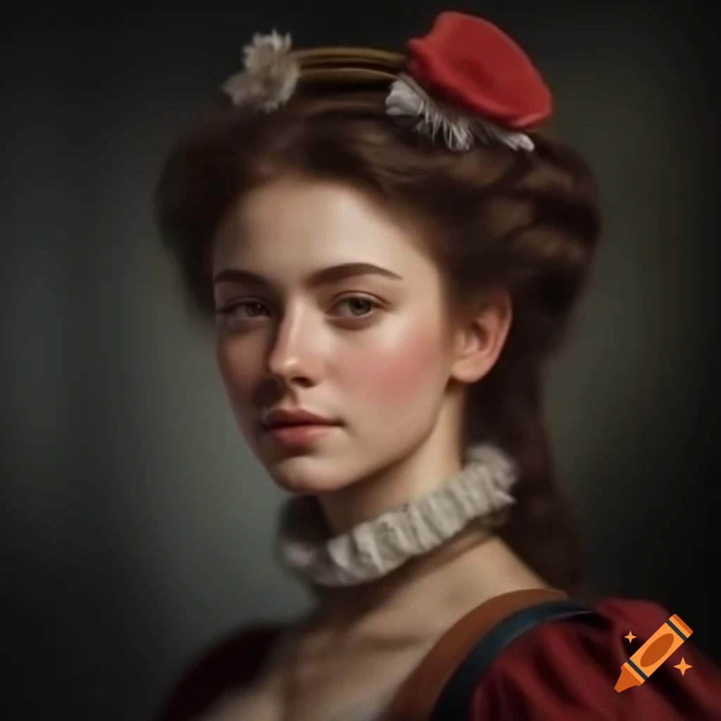 Realistic photograph of a 15th century German noble lady on Craiyon