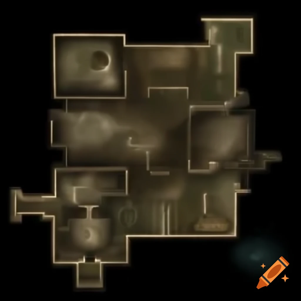 Detailed tactical map of Counter-Strike Global Offensive match ...