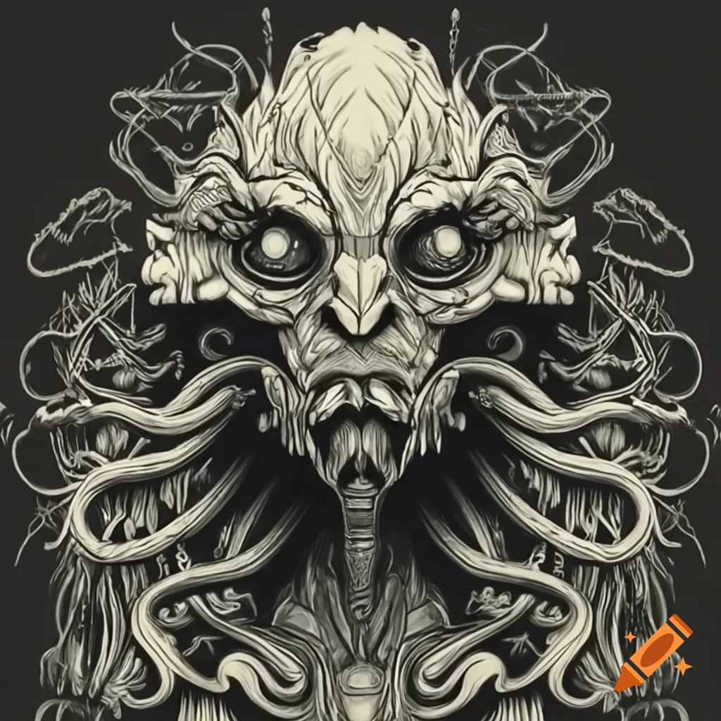 Meticulous creature in fantastical Moebius style, detailed print on Craiyon