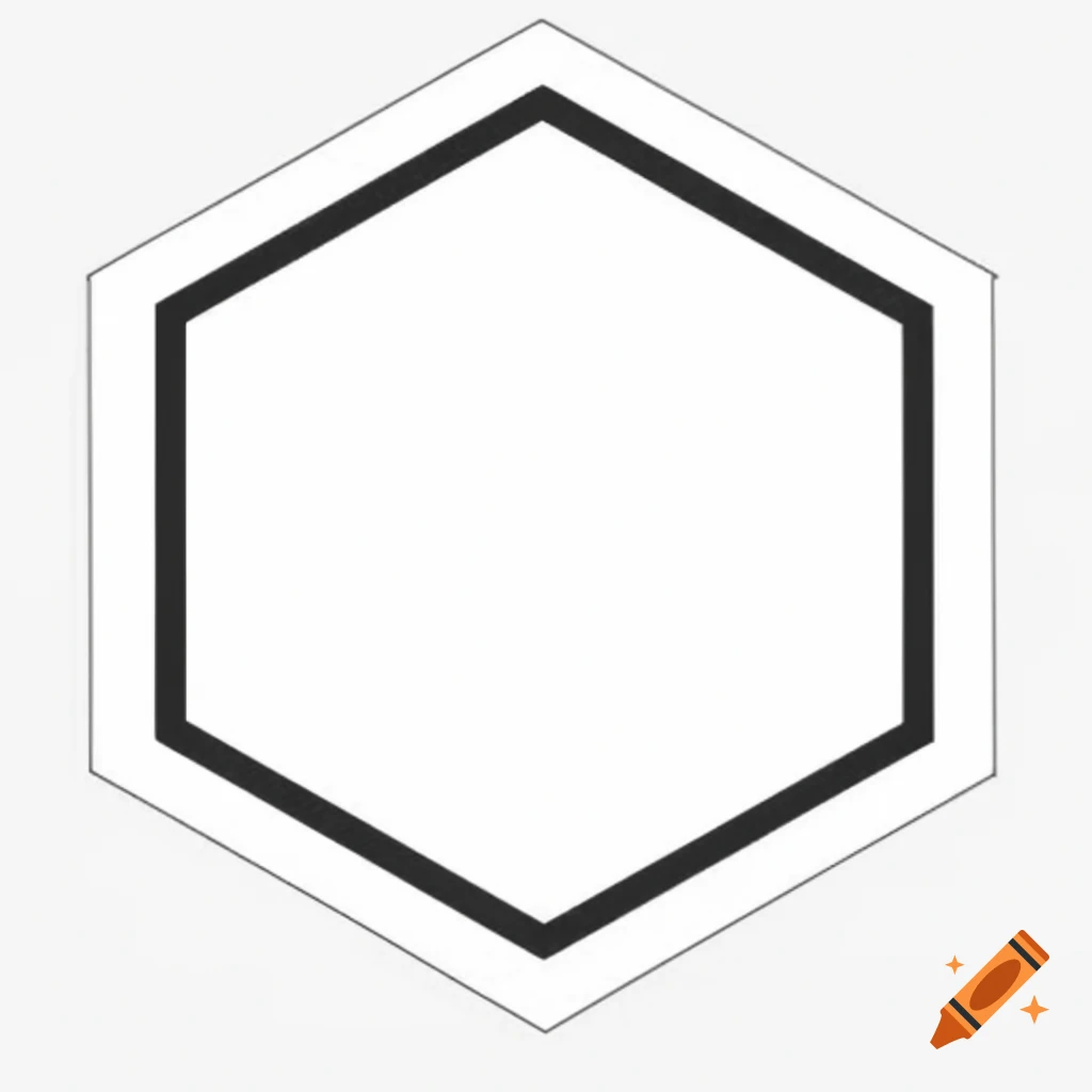 Octagon shape with thin edges on Craiyon