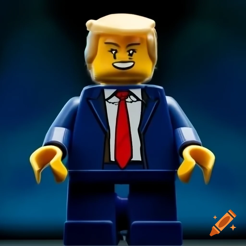 Lego dimensions figure representing a character resembling donald trump ...