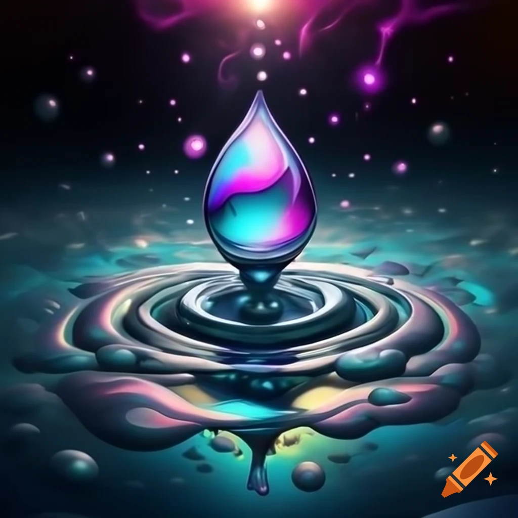 Abstract acrylic art with pastel colors and sparkling details on Craiyon