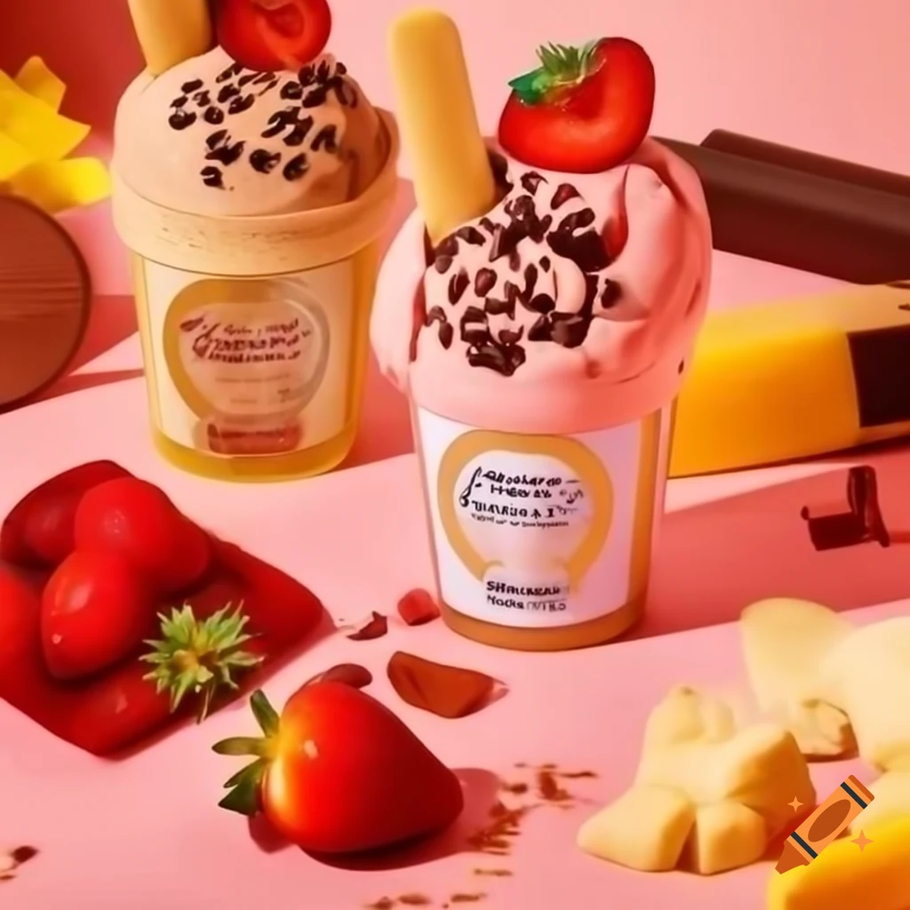Dubai Delight: Chocolate Strawberry Fusion ice cream flavor with ...